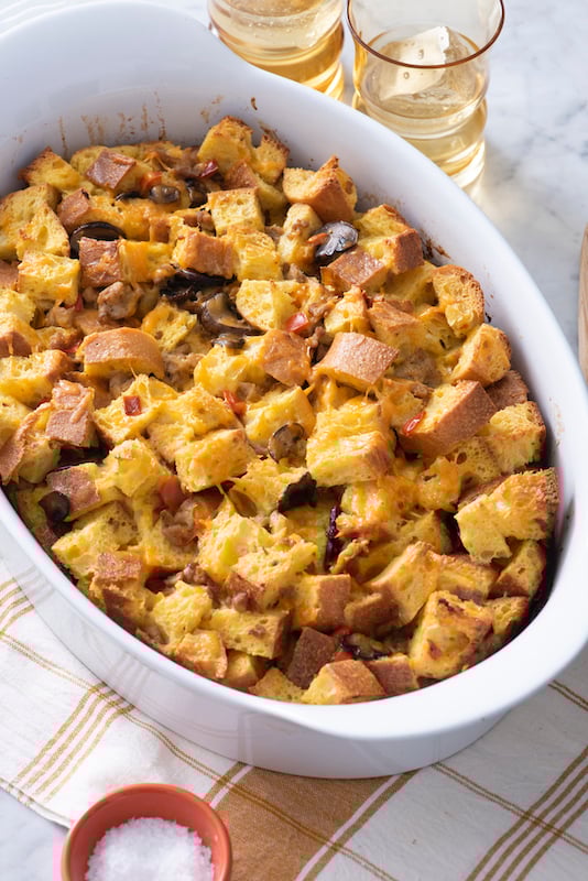 Christmas Morning Breakfast Strata - Weelicious