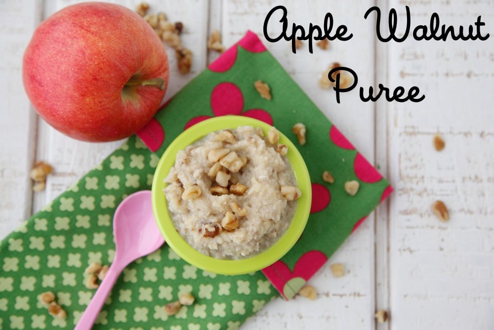 Apple Walnut Puree - Weelicious